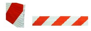 Angle Iron 12' Type III Barricade with Angle Iron Feet | PP-3912